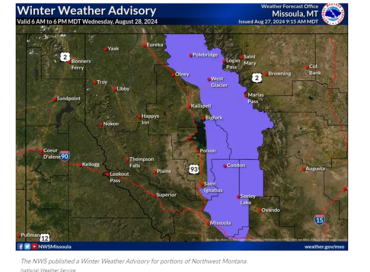National Weather Service Issues Winter Weather Advisories for Parts of ...
